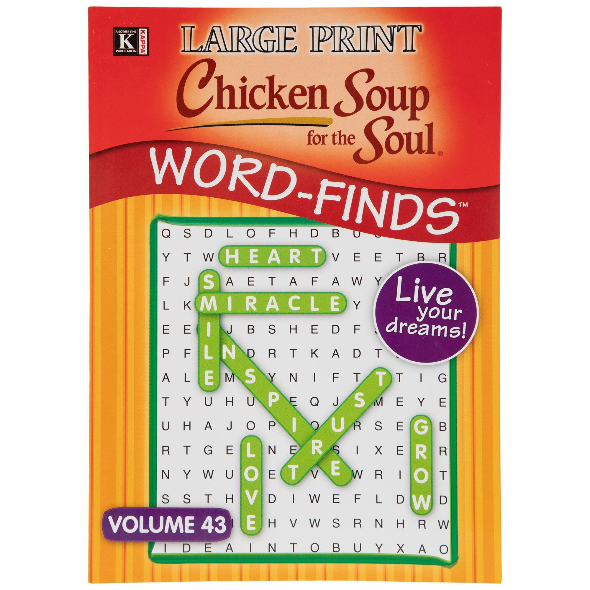 Chicken Soup For The Soul Word Find Book | Hobby Lobby | 895417