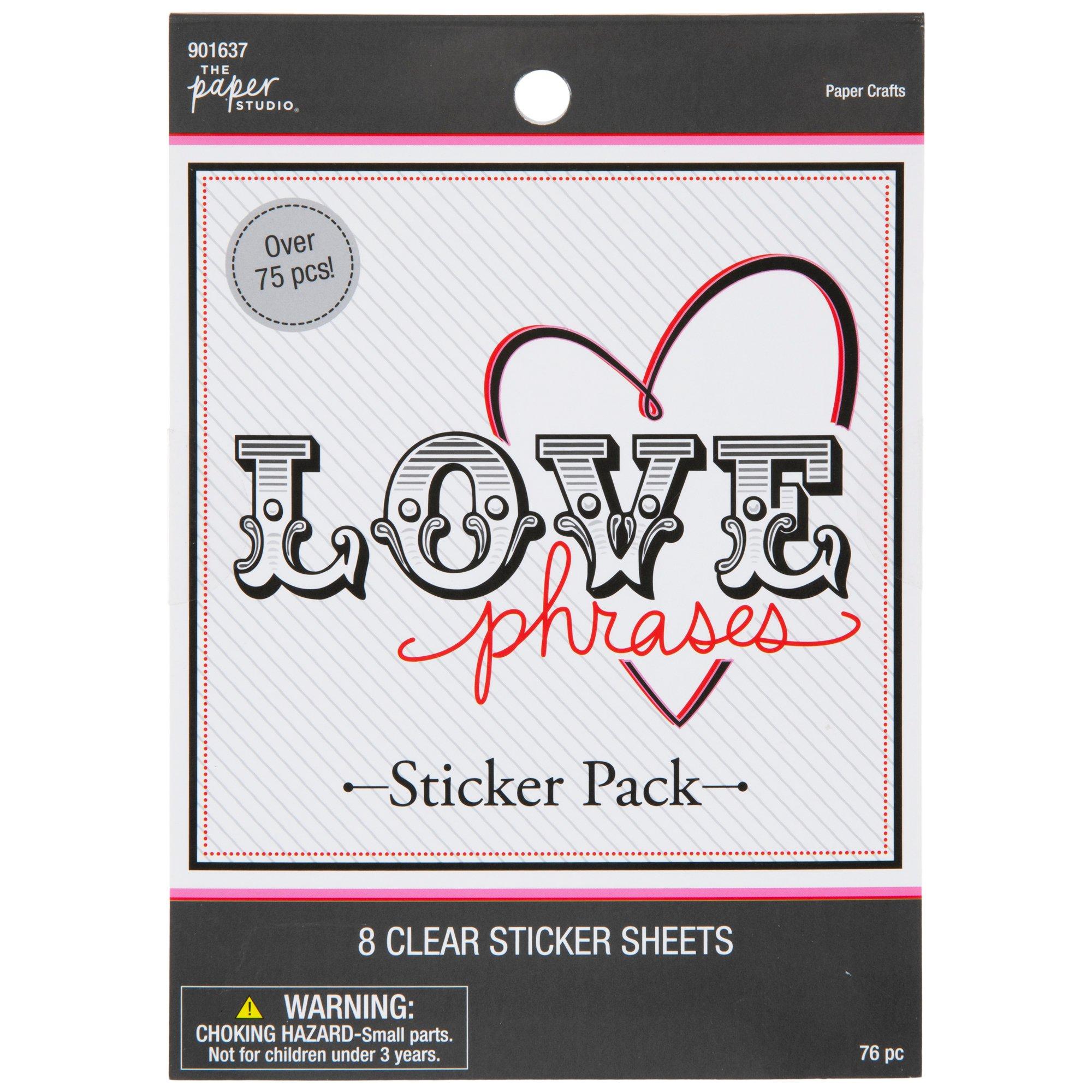 Love Phrases Stickers | Hobby Lobby | 901637