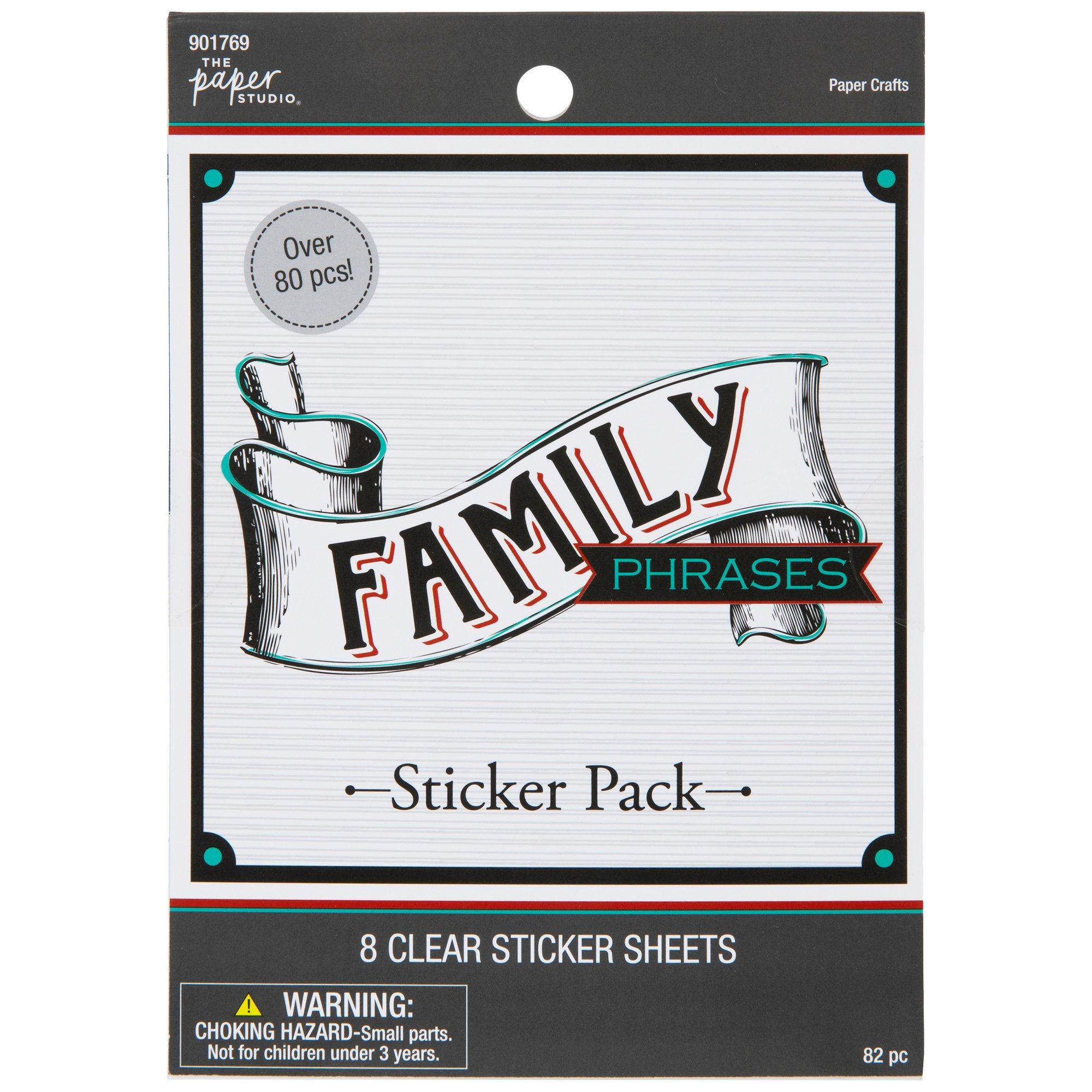 Family Phrases Stickers | Hobby Lobby | 901769