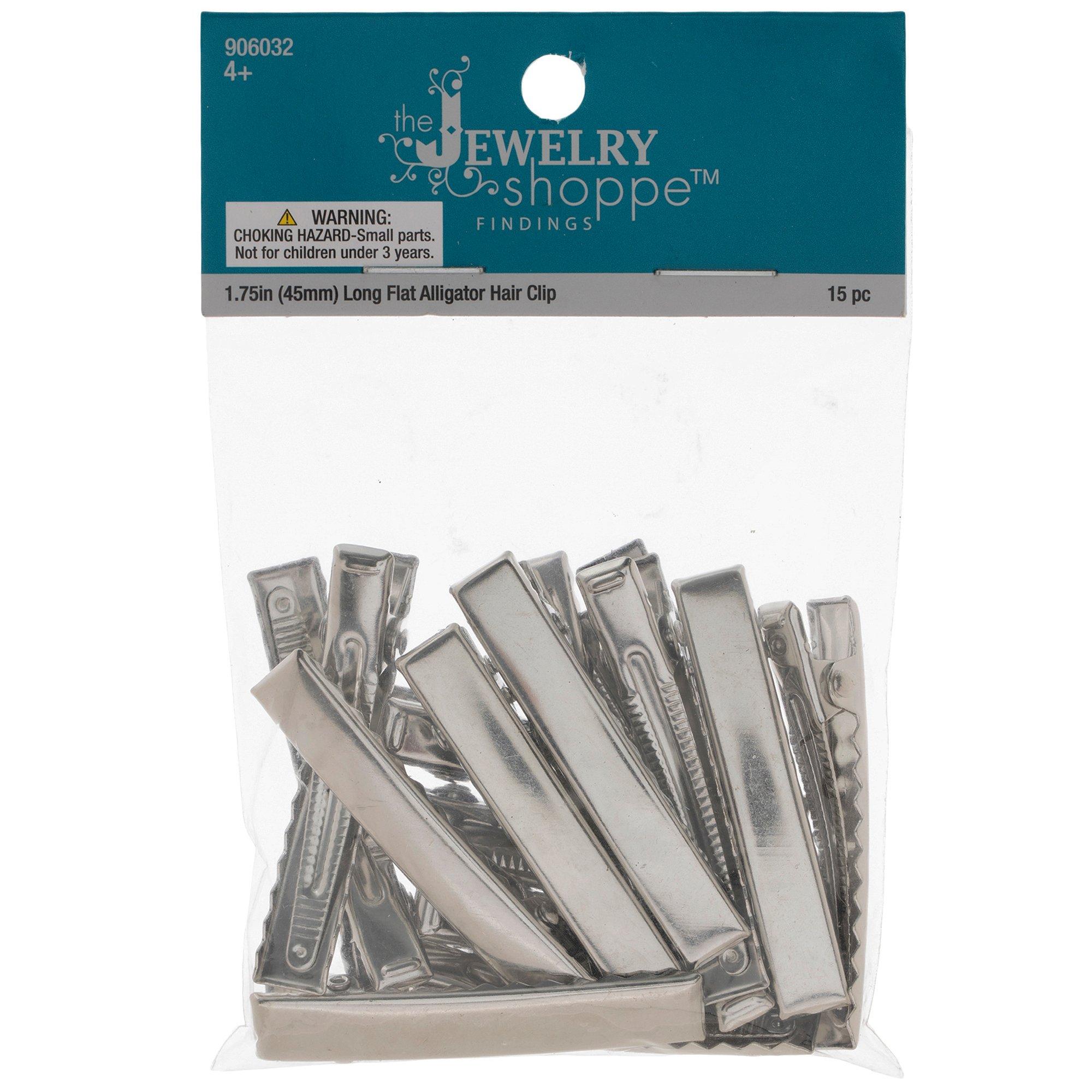 Long Flat Alligator Hair Clips - 45mm | Hobby Lobby | 906032