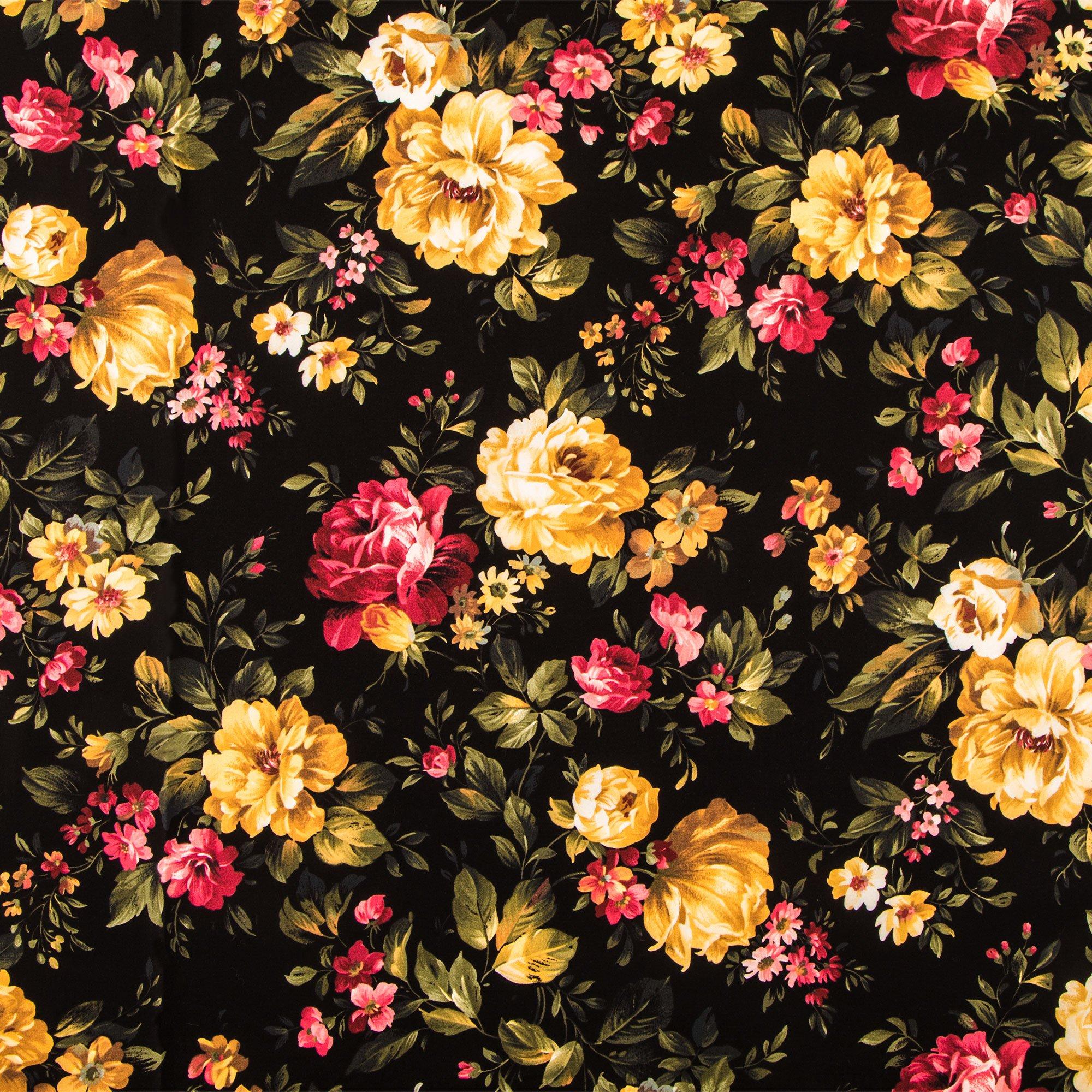 Cottage Rose Floral Cotton Calico Fabric | Hobby Lobby | 929224