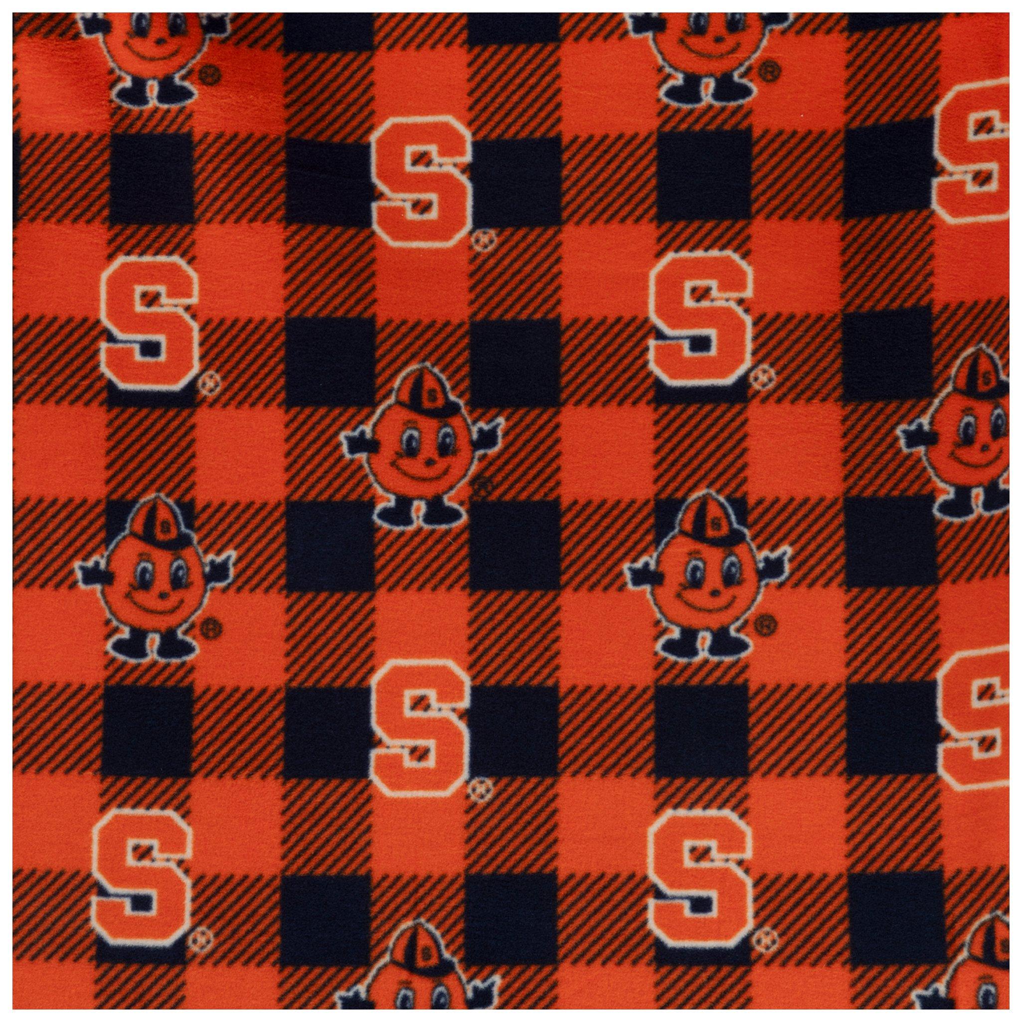 Syracuse Plaid Collegiate Fleece Fabric | Hobby Lobby | 934489