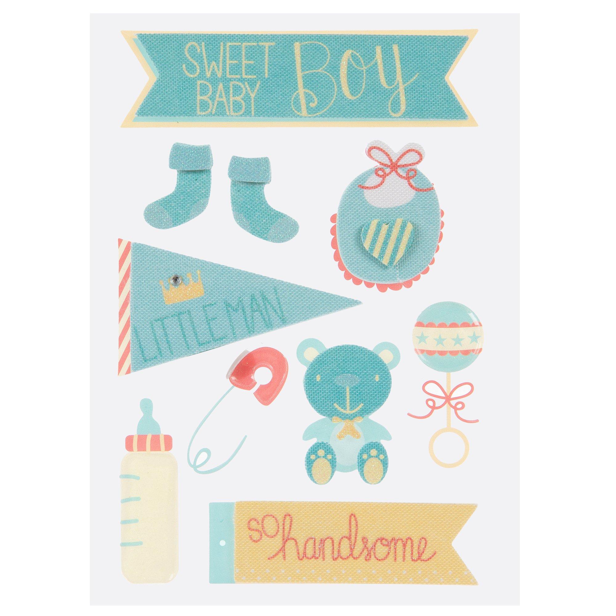 Baby Boy 3D Stickers | Hobby Lobby | 943068
