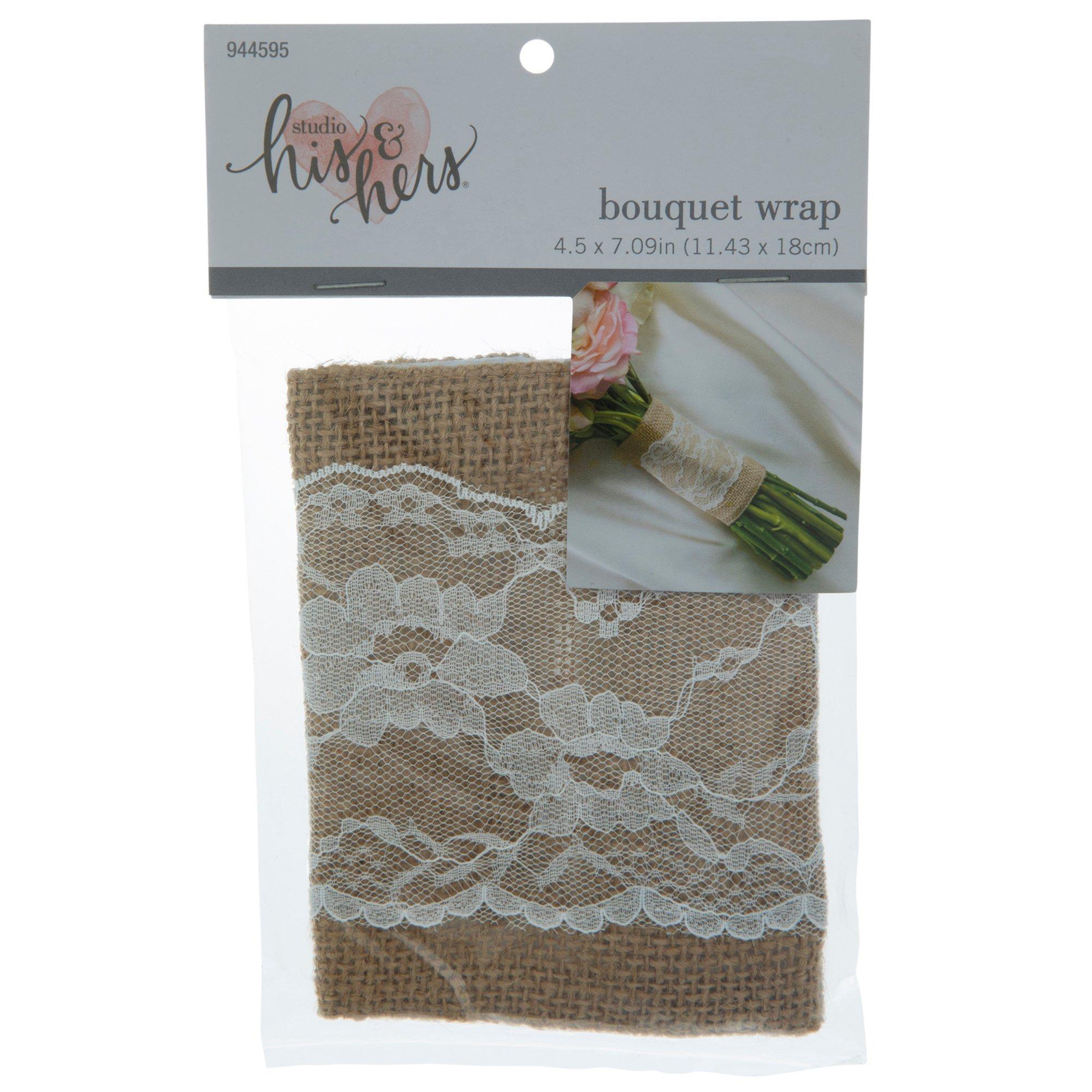 Burlap & Lace Bouquet Wrap | Hobby Lobby | 944595