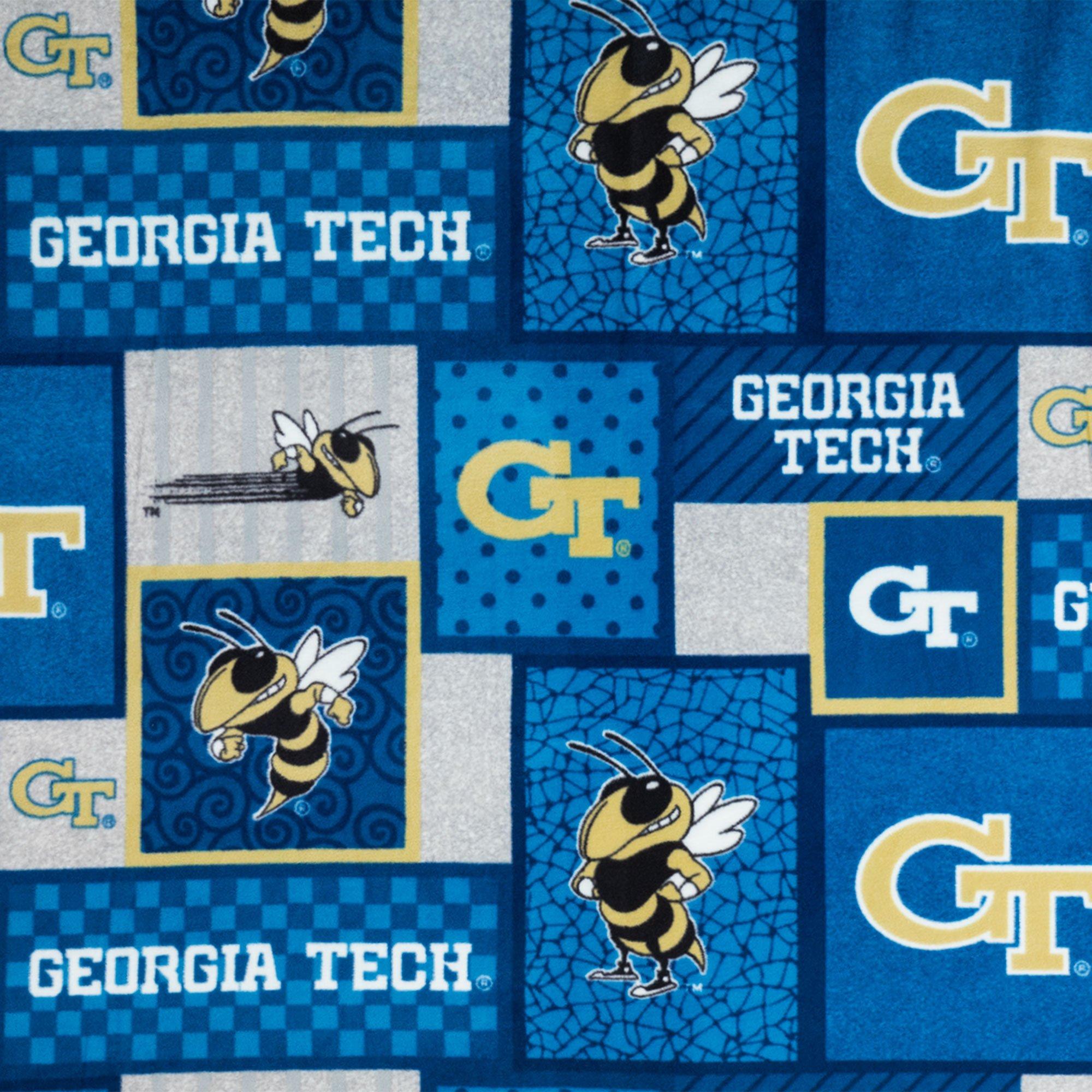 Georgia Tech Block Collegiate Fleece Fabric | Hobby Lobby | 952275