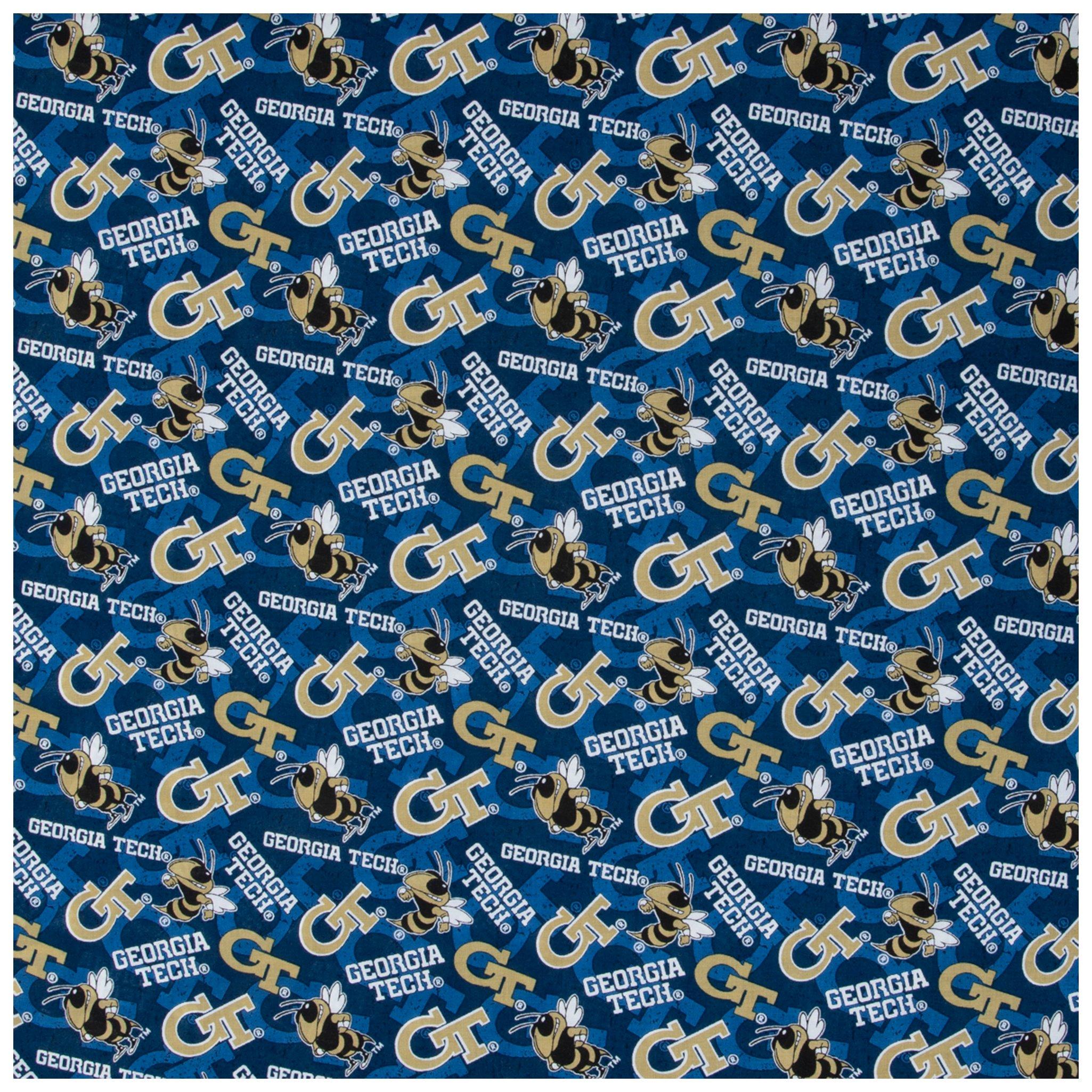 Georgia Tech Collegiate Cotton Fabric | Hobby Lobby | 952291