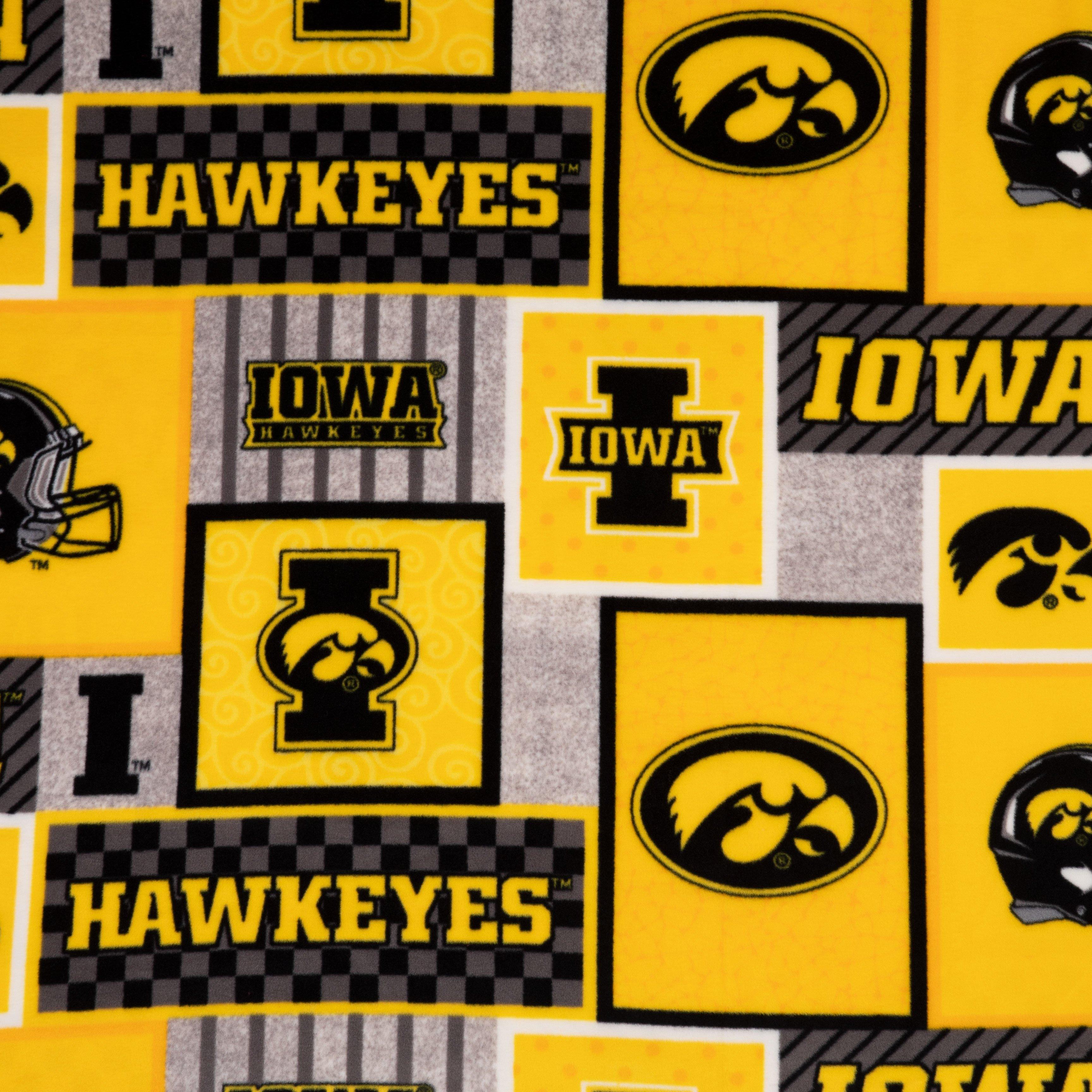 Iowa Block Collegiate Fleece Fabric | Hobby Lobby | 952358