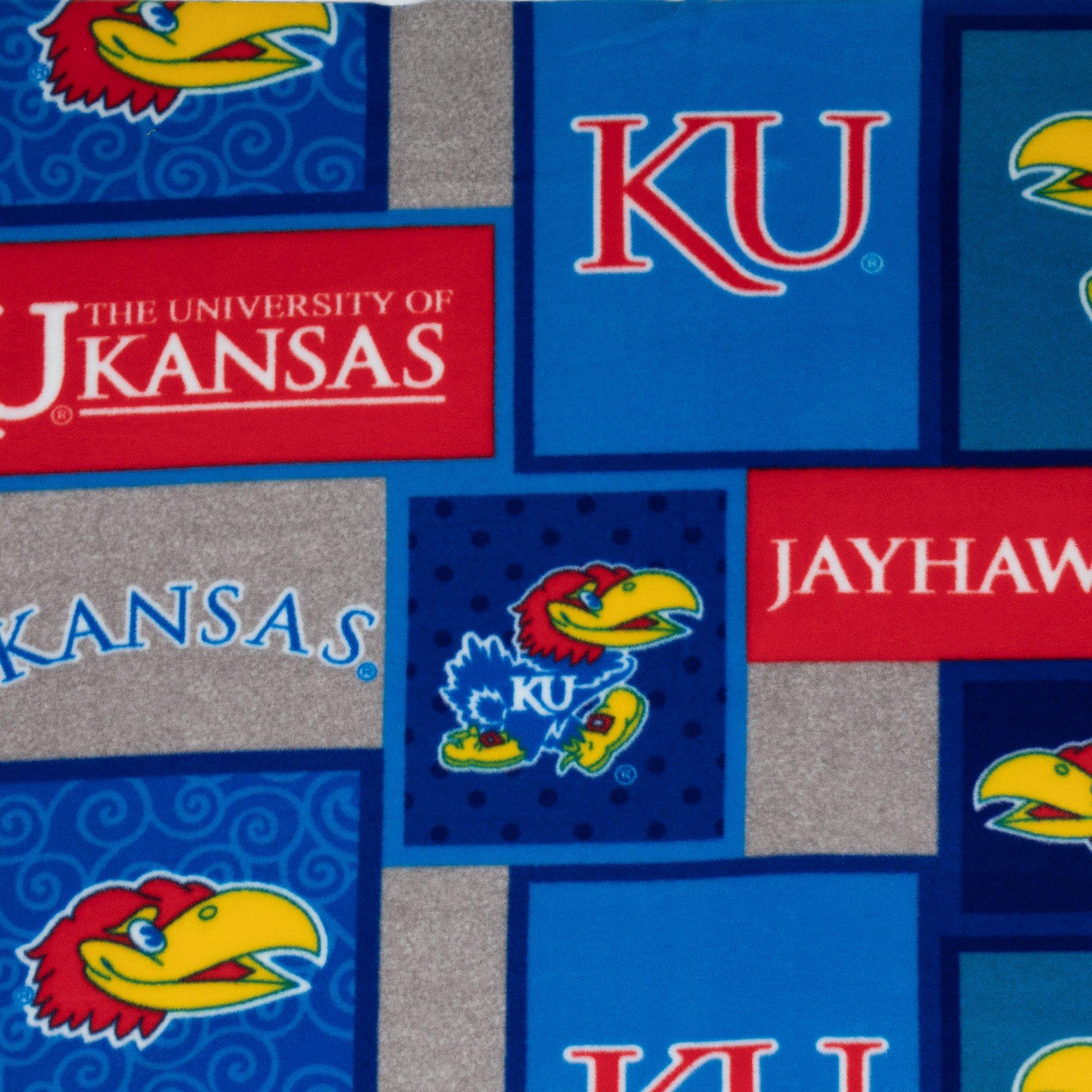 Kansas Block Collegiate Fleece Fabric | Hobby Lobby | 952416