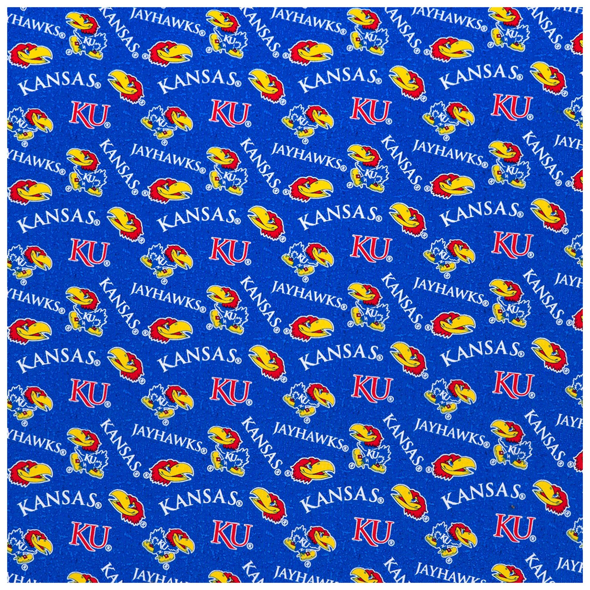 Kansas Allover Collegiate Cotton Fabric | Hobby Lobby | 952465