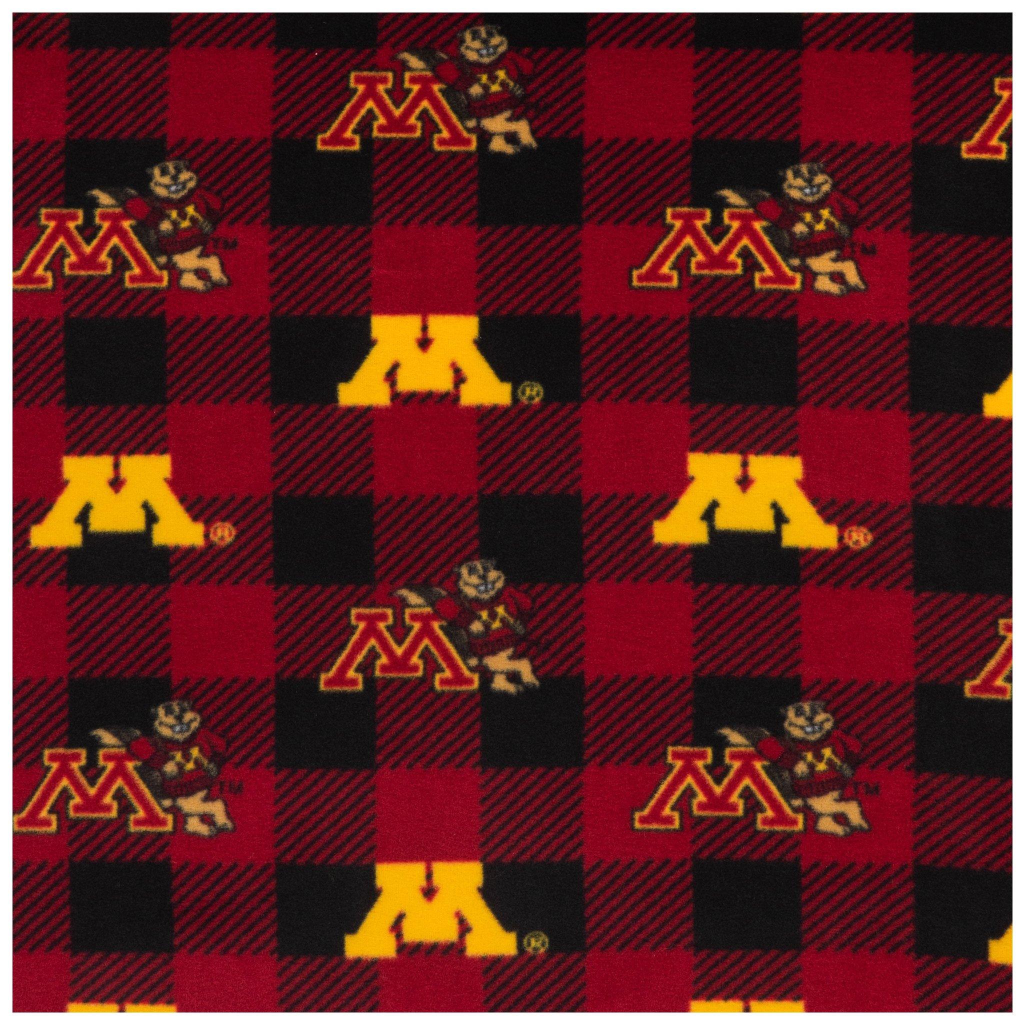Minnesota Allover Collegiate Fleece Fabric | Hobby Lobby | 953083