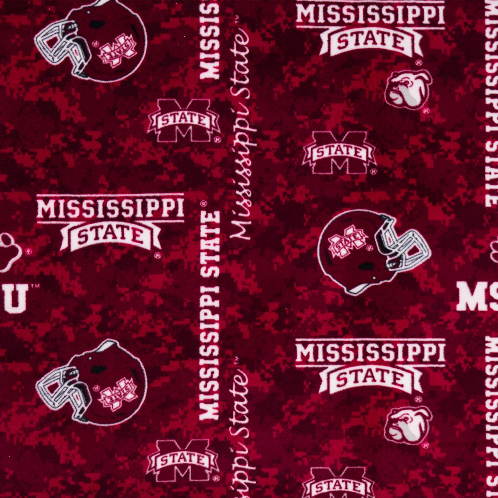 Mississippi State Allover Collegiate Fleece Fabric | Hobby Lobby | 953125
