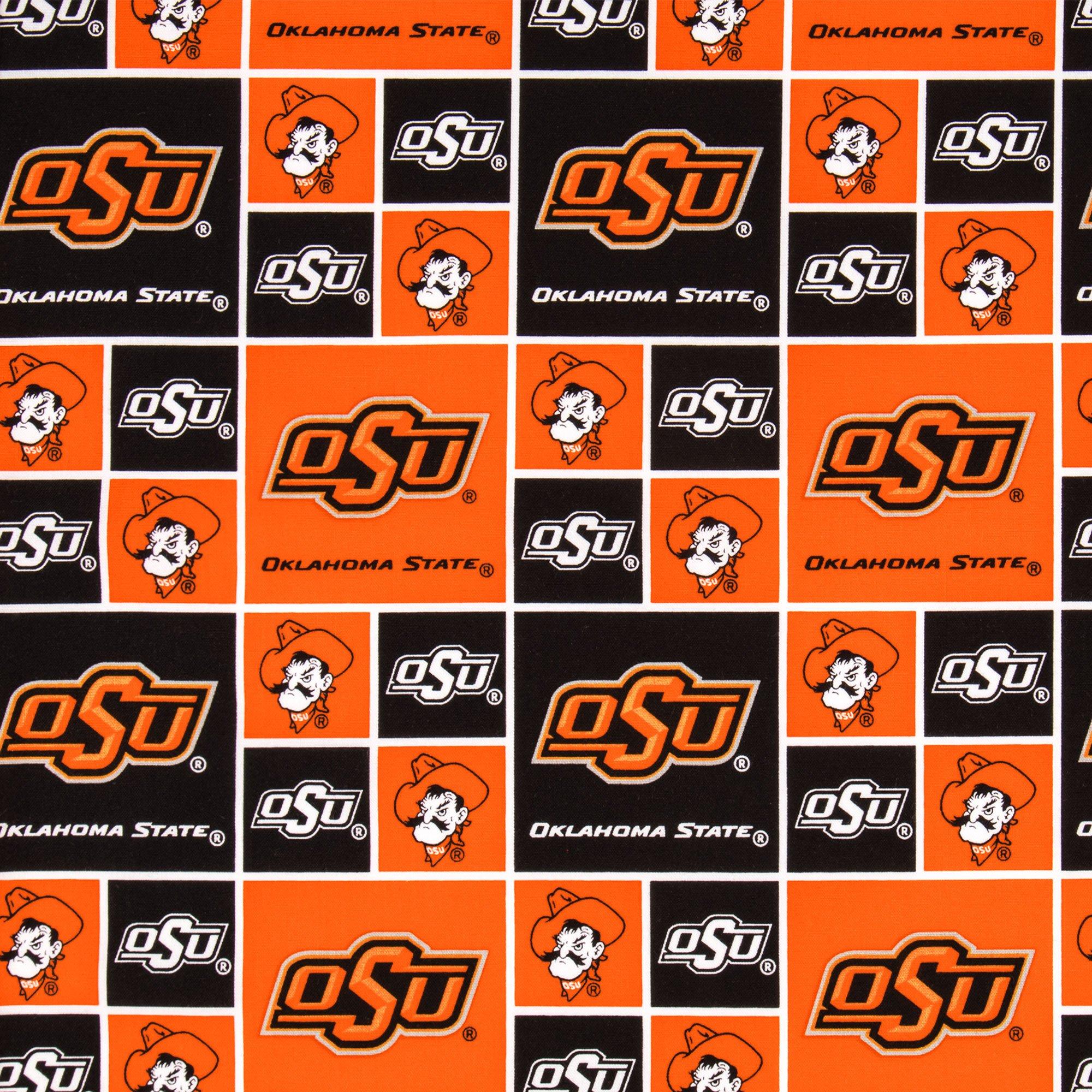 Oklahoma State Block Collegiate Cotton Fabric | Hobby Lobby | 953703