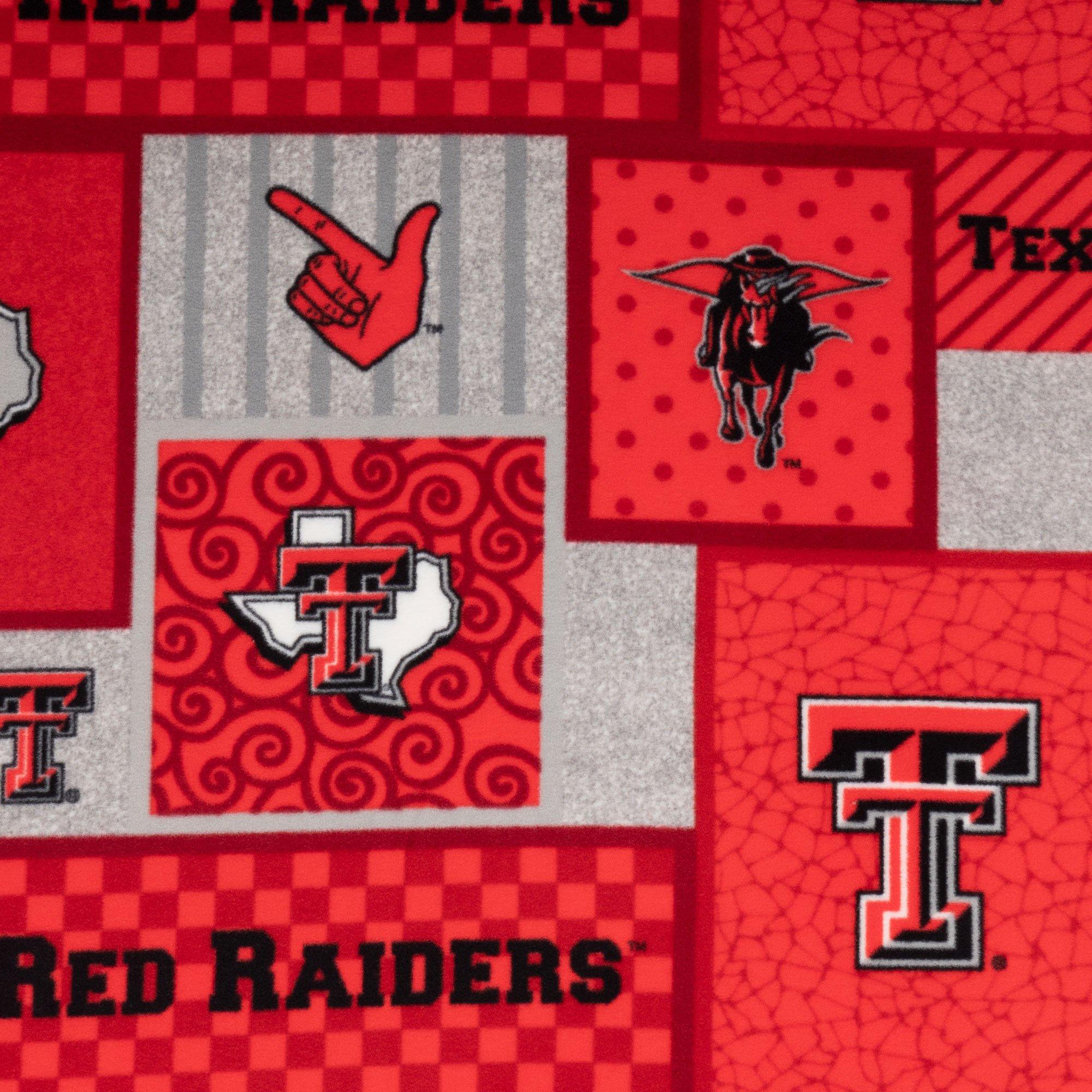 Texas Tech Block Collegiate Fleece Fabric | Hobby Lobby | 954354