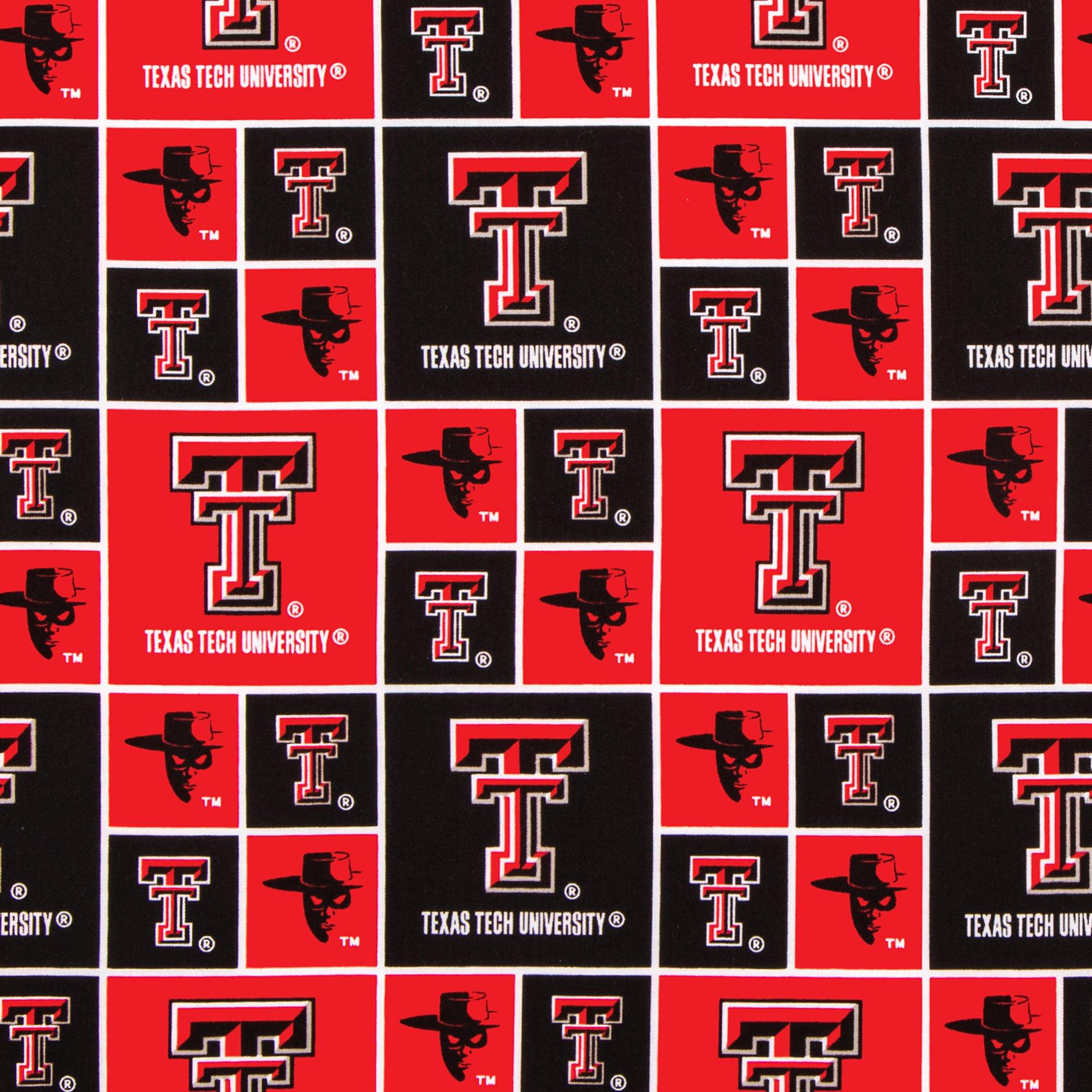 Texas Tech Block Collegiate Cotton Fabric | Hobby Lobby | 954388