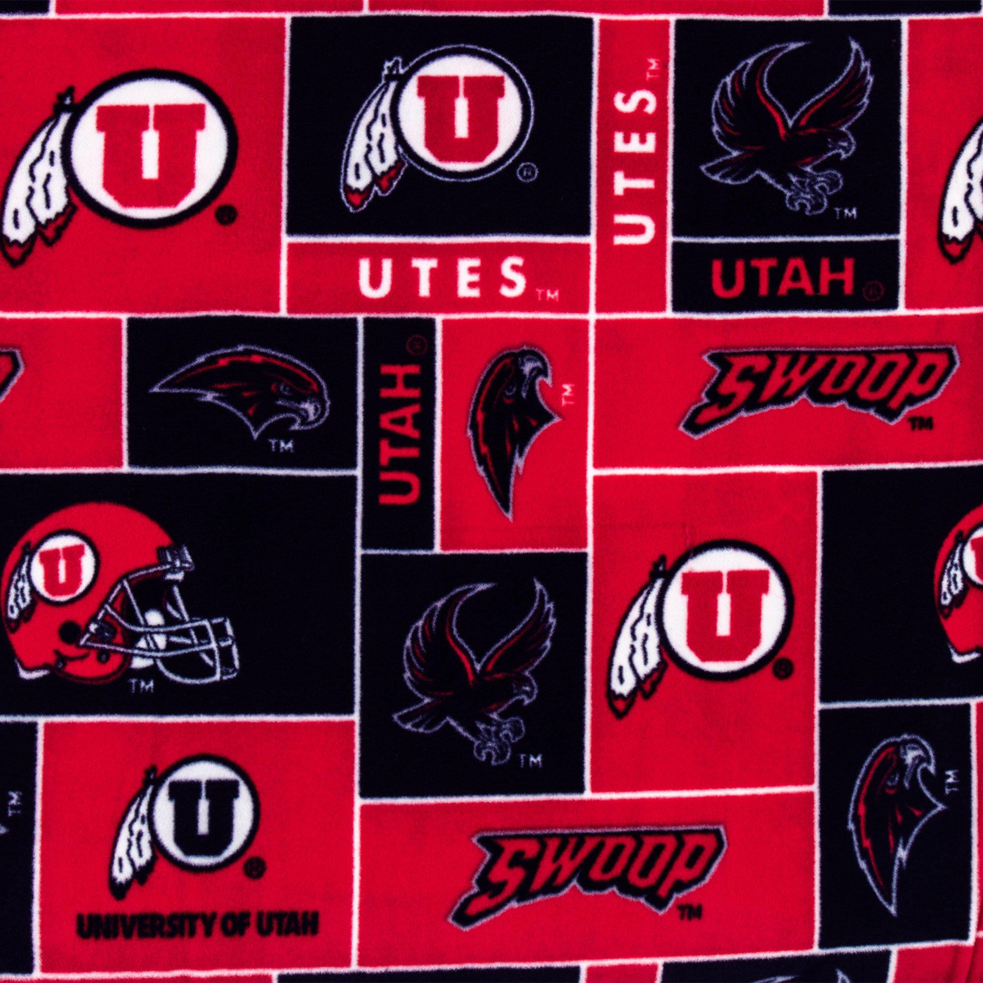 Utah Block Collegiate Fleece Fabric | Hobby Lobby | 954446