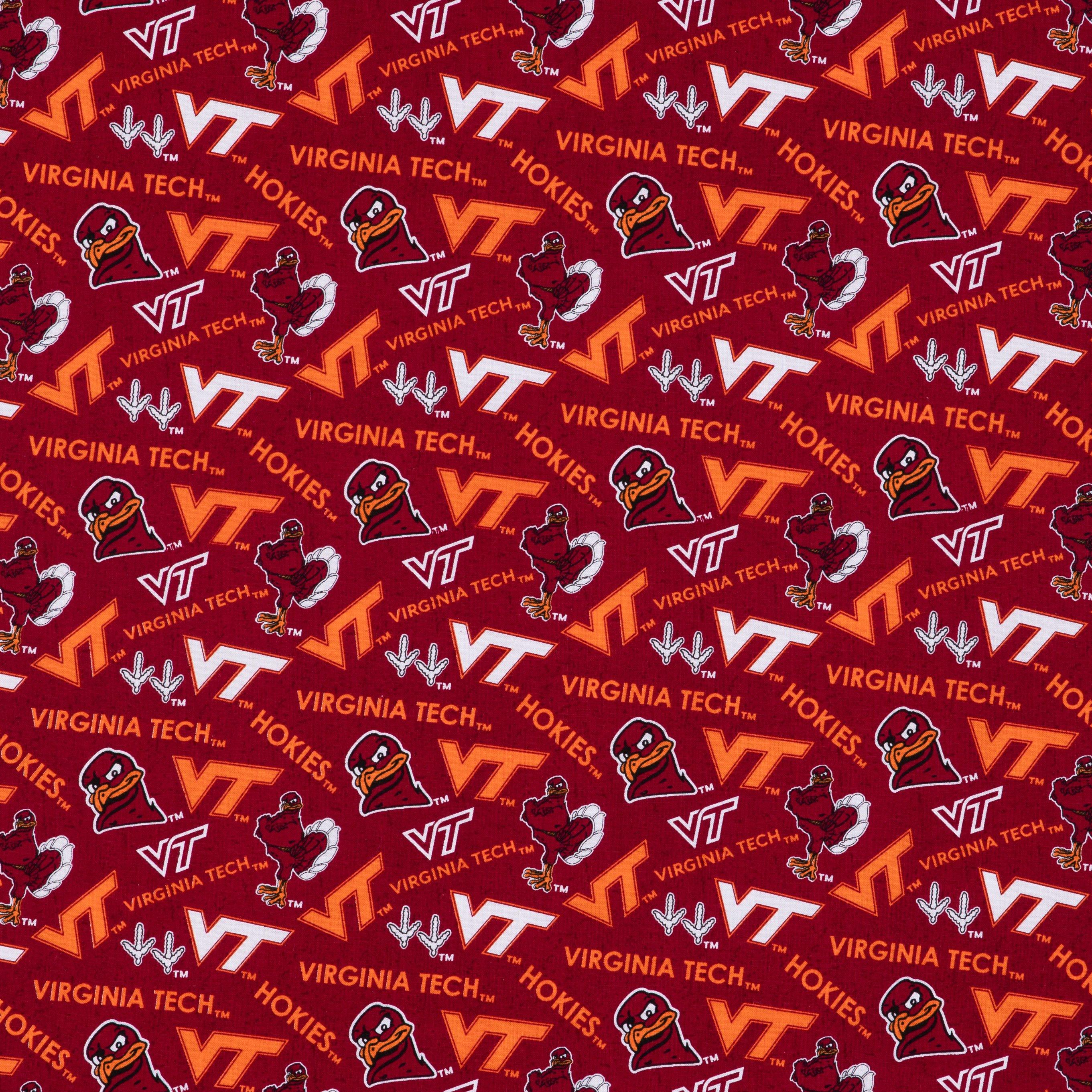 Virginia Tech Allover Collegiate Cotton Fabric | Hobby Lobby | 954511