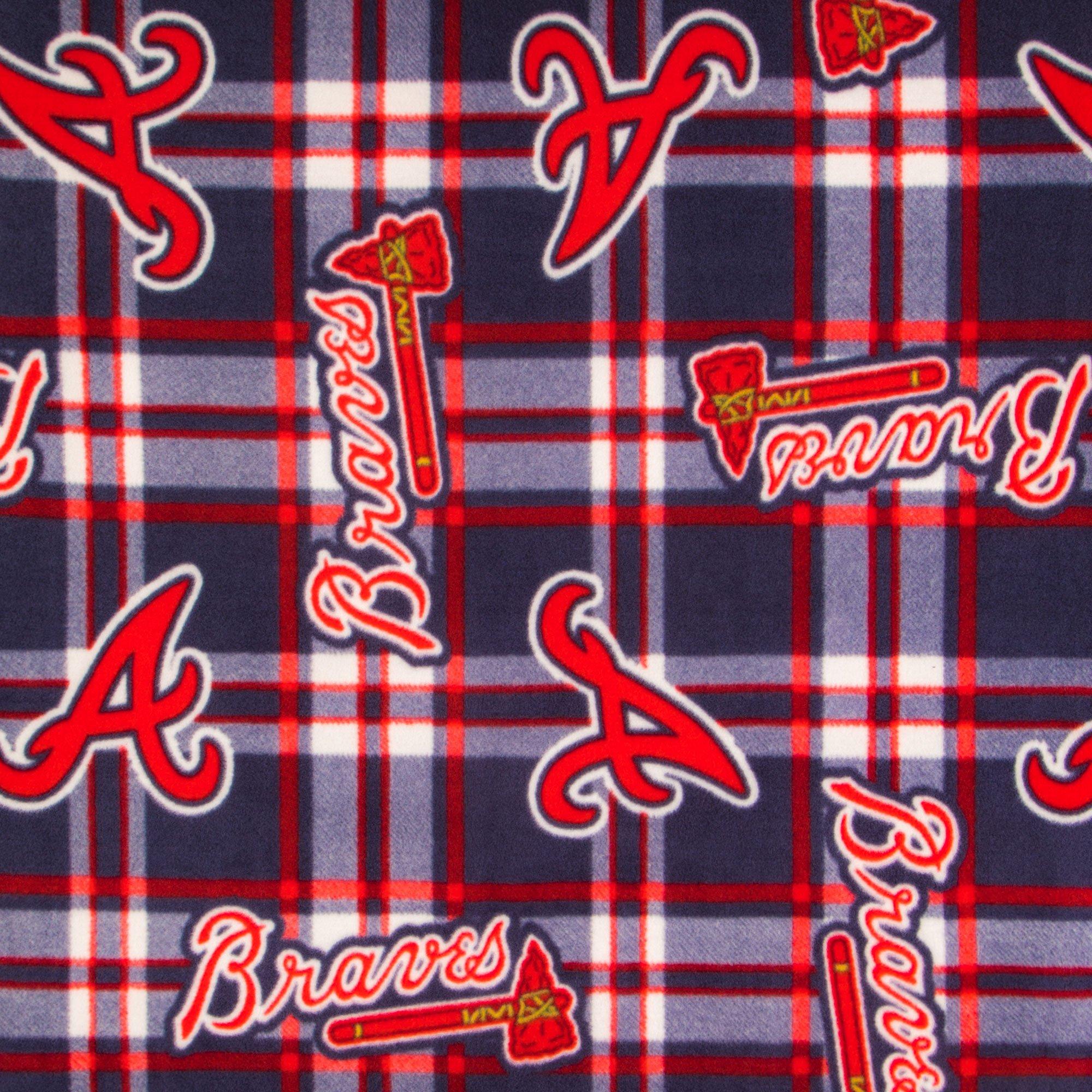MLB Atlanta Braves Fleece Fabric | Hobby Lobby | 954610