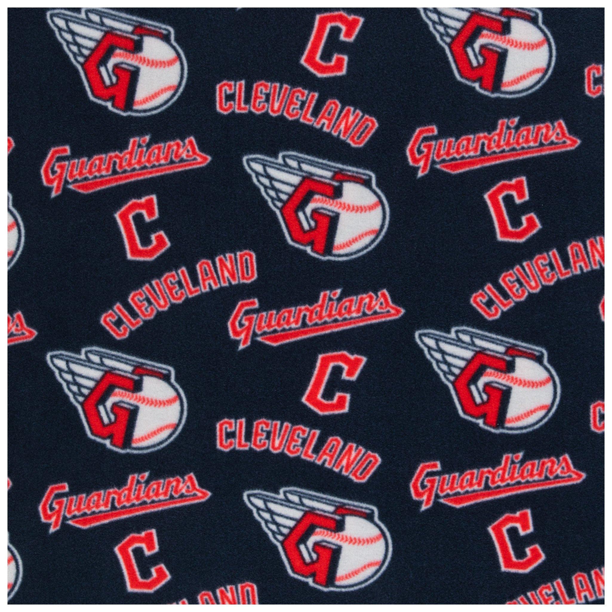 MLB Cleveland Guardians Fleece Fabric | Hobby Lobby | 954669