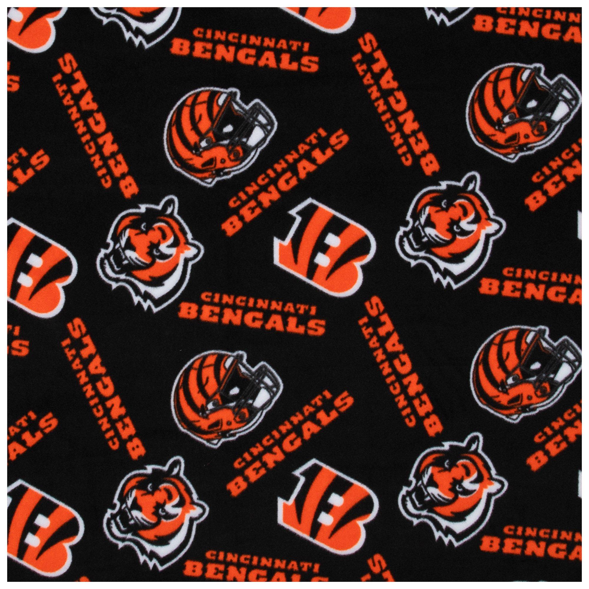 NFL Cincinnati Bengals Fleece Fabric | Hobby Lobby | 955112