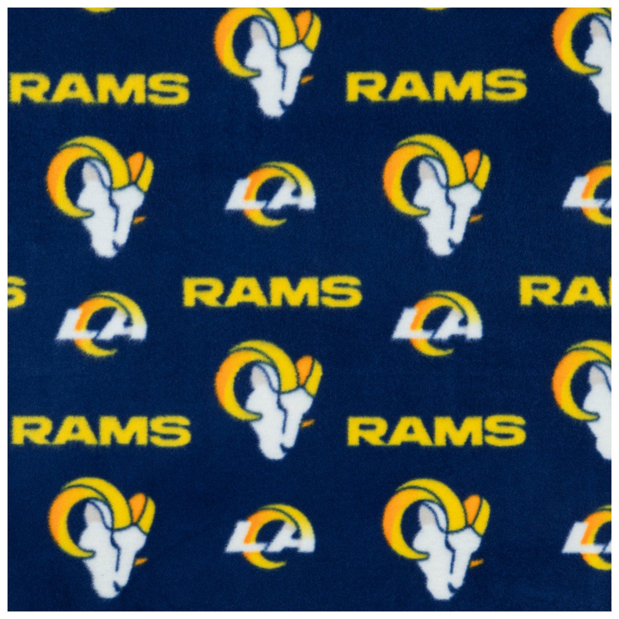 NFL Los Angeles Rams Fleece Fabric | Hobby Lobby | 955476