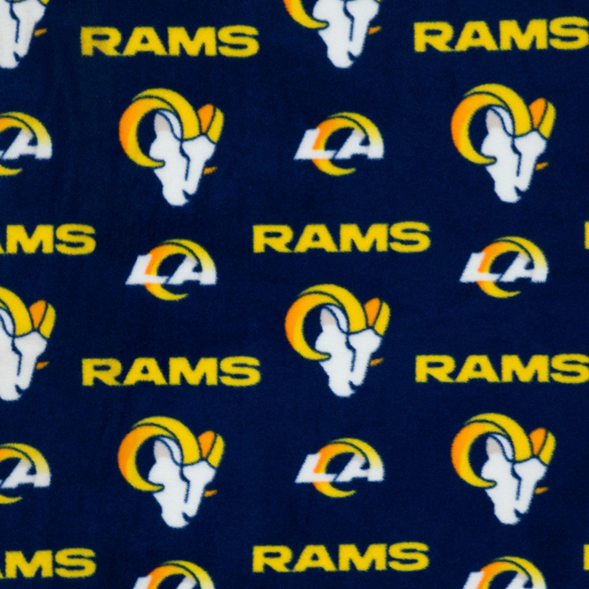 NFL Los Angeles Rams Fleece Fabric | Hobby Lobby | 955476