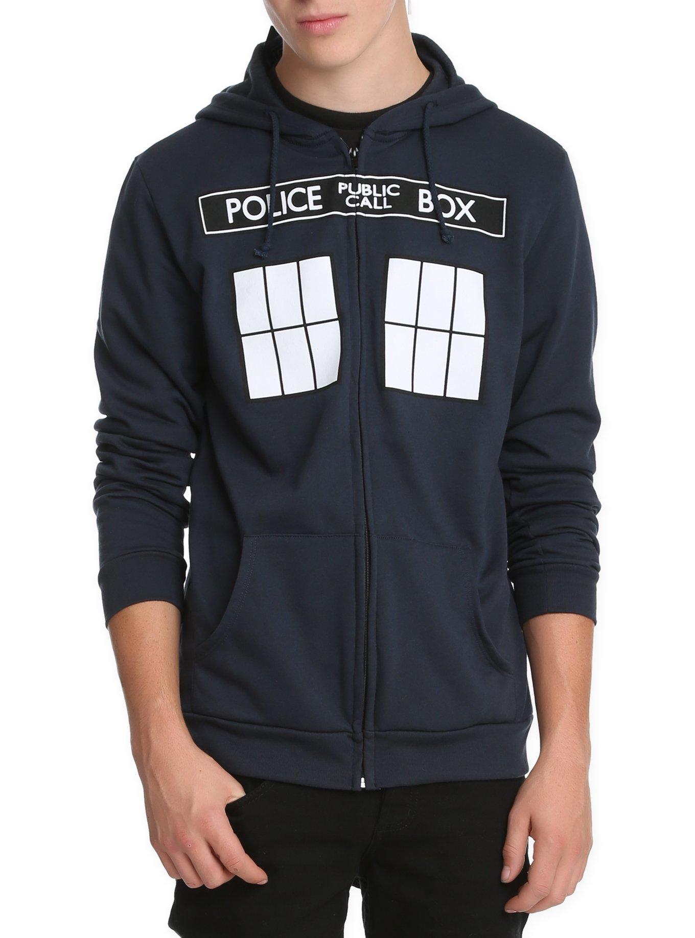 Doctor Who TARDIS Hoodie | Hot Topic