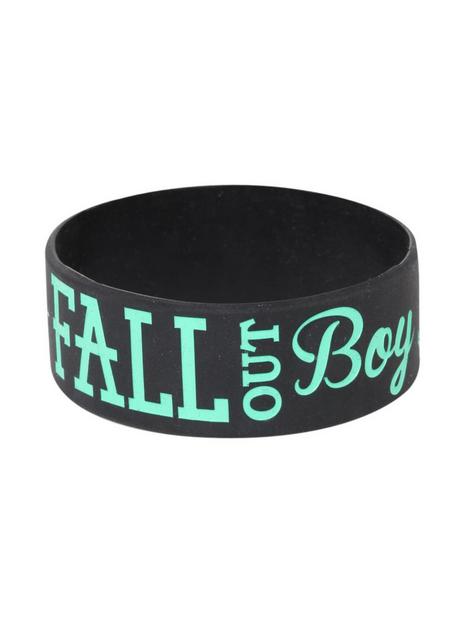 Fall Out Boy Anchor Rubber Bracelet | Hot Topic