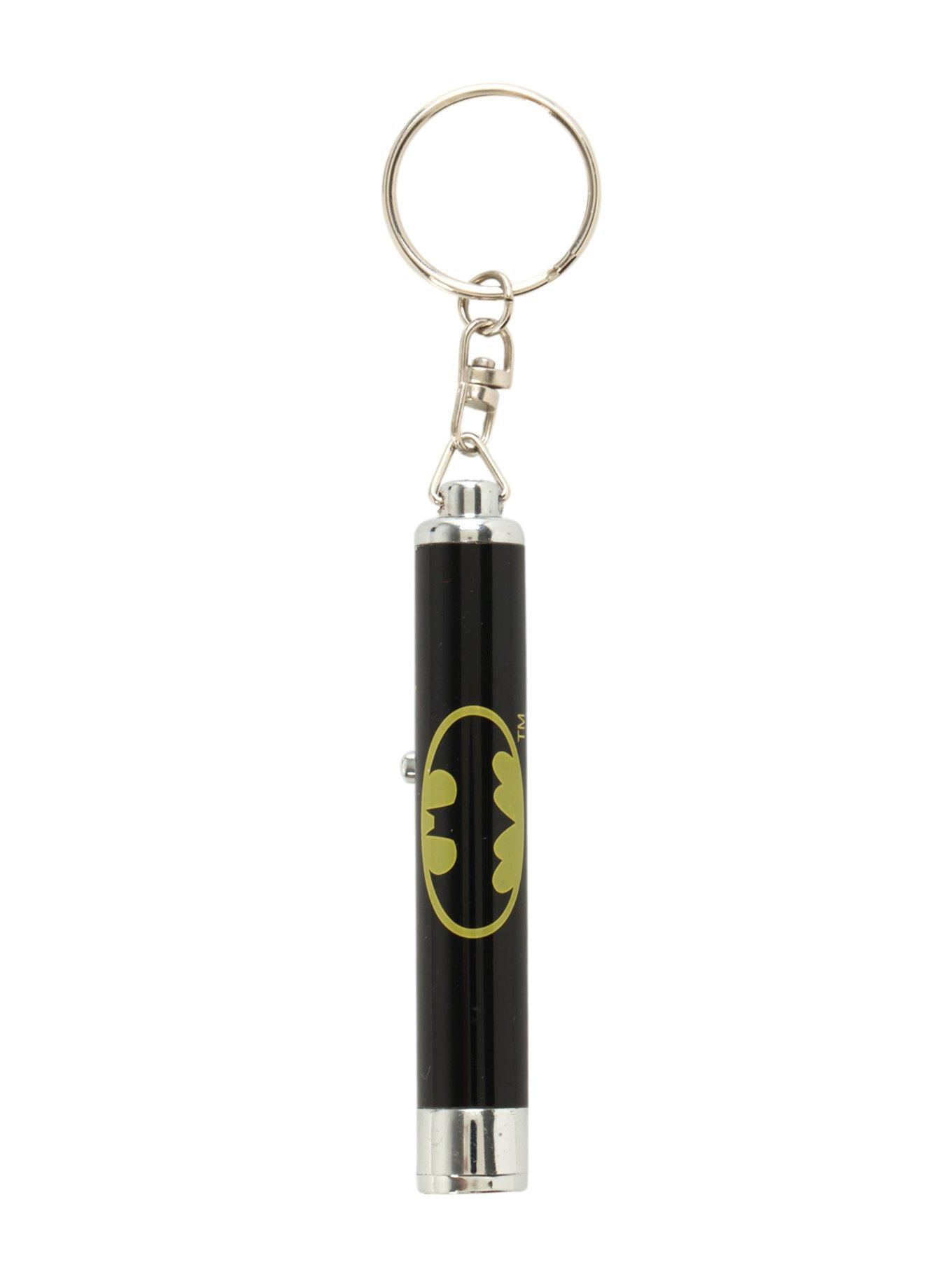 DC Comics Batman Logo Projection Flashlight Key Chain | Hot Topic