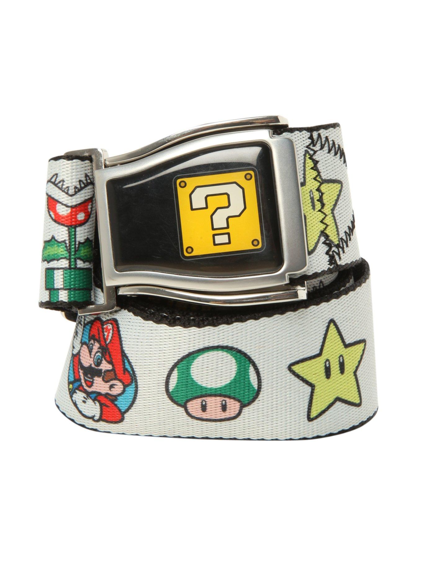 Nintendo Super Mario Bros. Airline Belt | Hot Topic