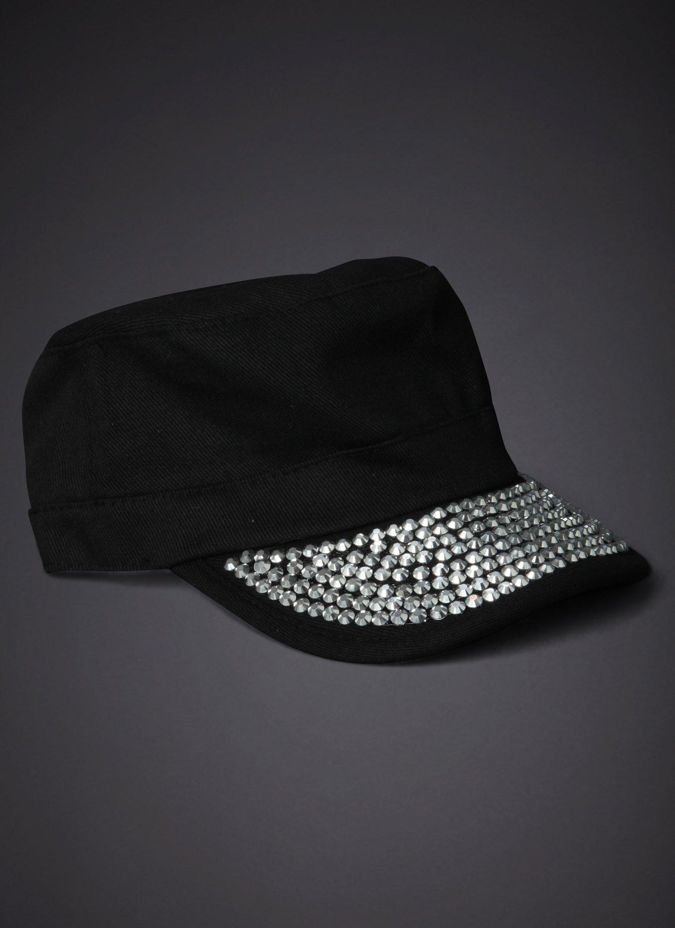 Studded Military Cap | Hot Topic