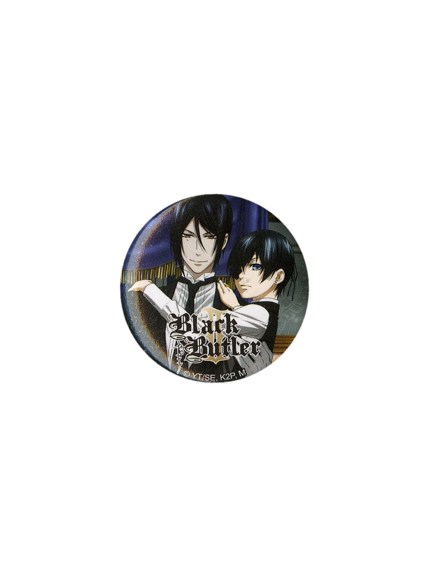Black Butler Sebastian Holding Ciel Pin | Hot Topic