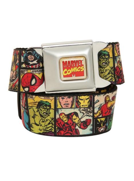 Marvel Comics Seat Belt Belt | Hot Topic