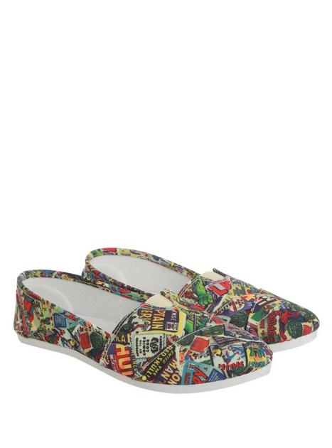 Marvel Collage Flats | Hot Topic