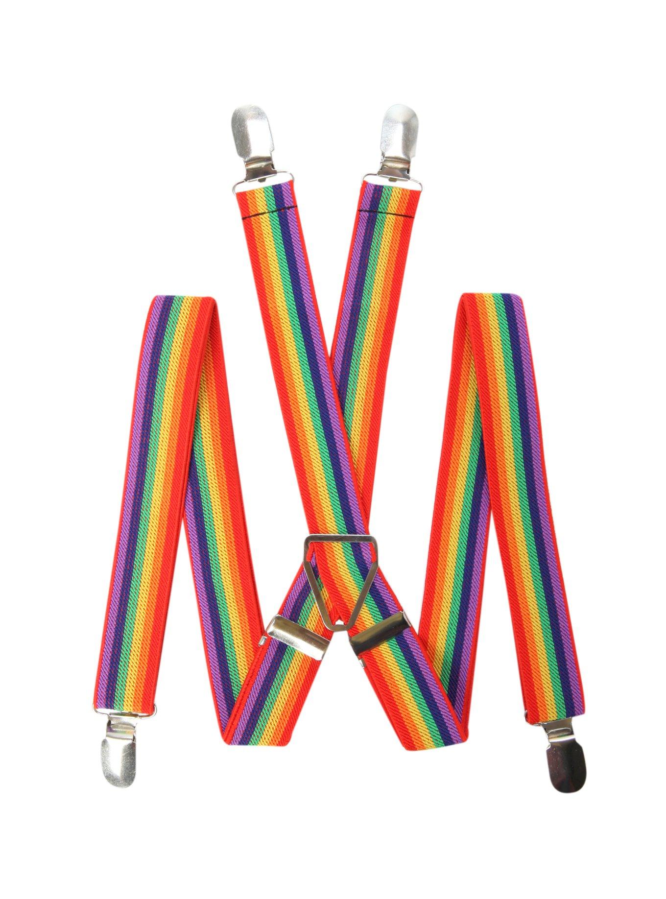 Rainbow Suspenders | Hot Topic