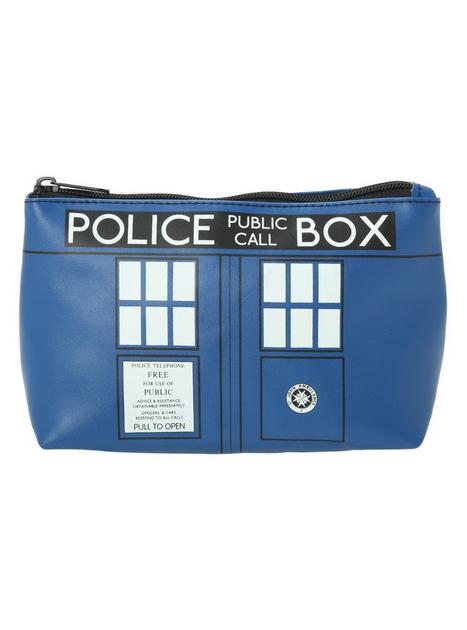 Doctor Who TARDIS Cosmetic Bag | Hot Topic