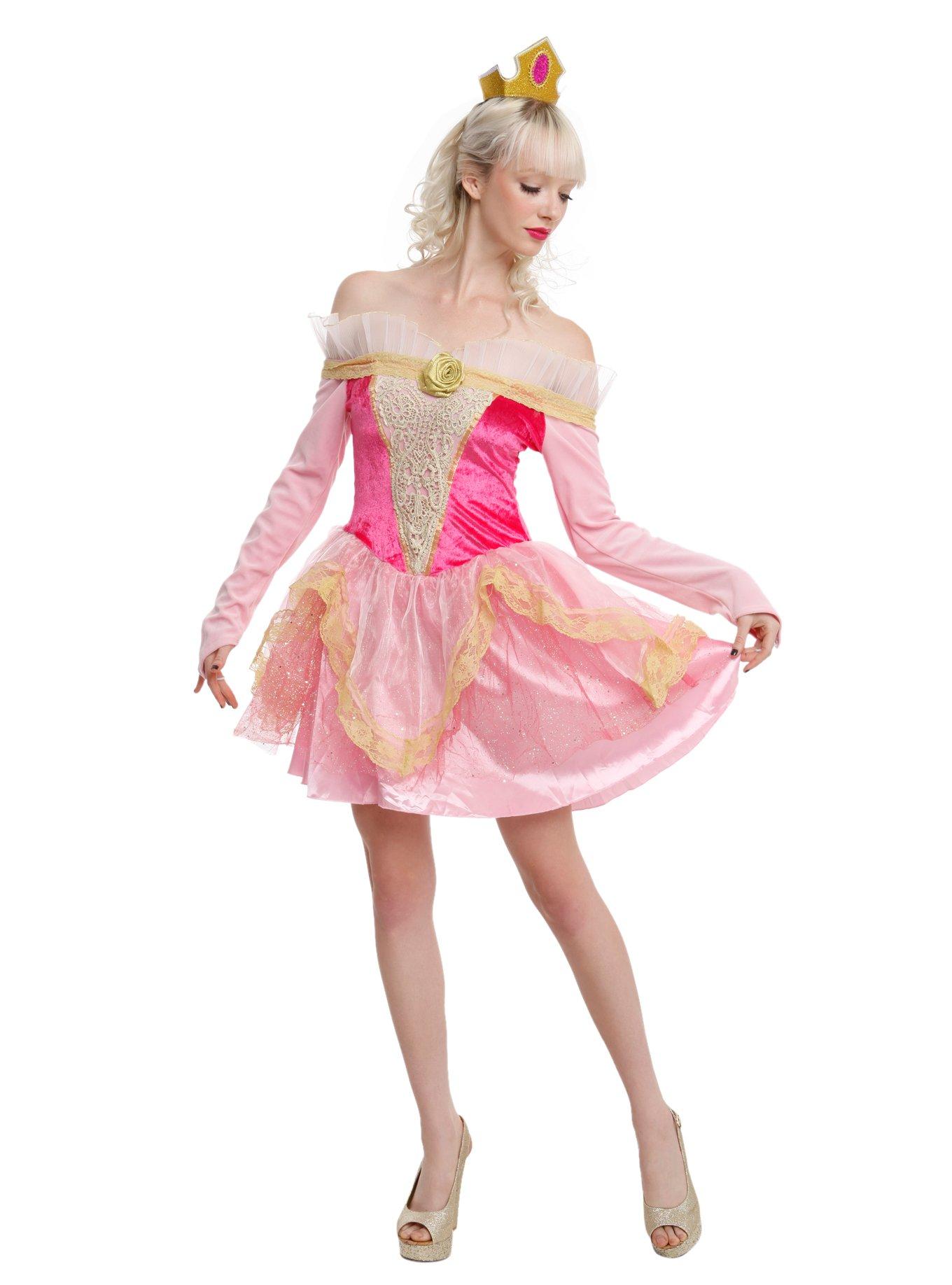 Disney Sleeping Beauty Princess Aurora Costume Hot Topic
