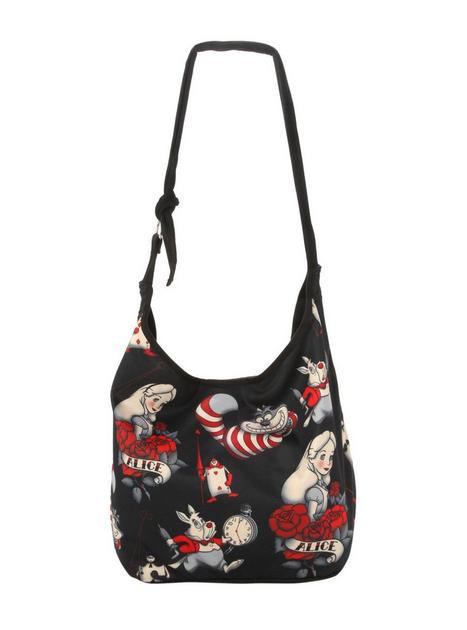 Disney Alice In Wonderland Tattoo Hobo Bag | Hot Topic