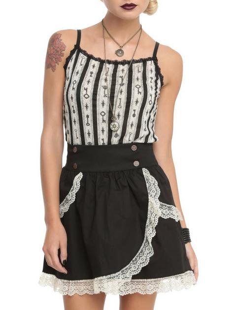 Lip Service Step In Time Key Print Tank Top | Hot Topic