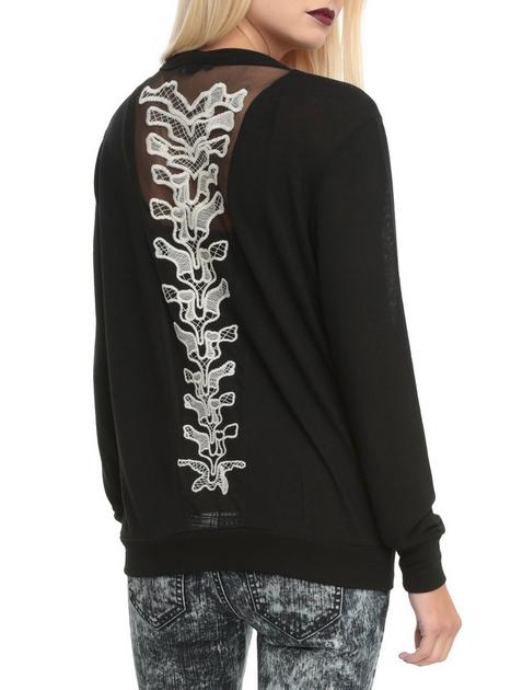 Black Spine Cardigan | Hot Topic