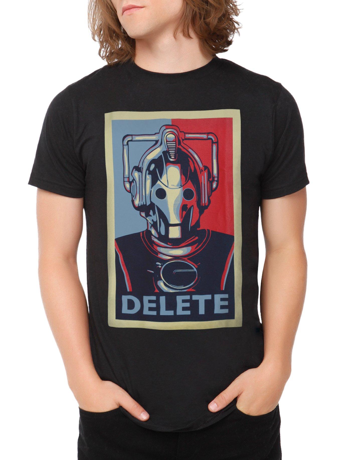 Doctor Who Cyberman Delete T-Shirt | Hot Topic