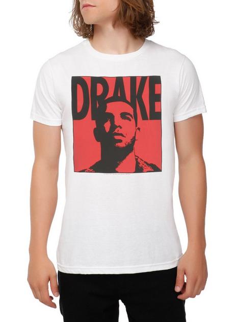 Drake Red Face T-Shirt | Hot Topic