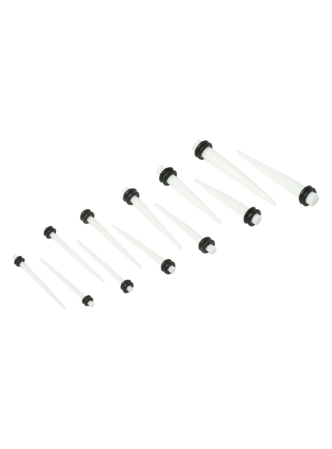 White Taper Kit 14G - 4G | Hot Topic