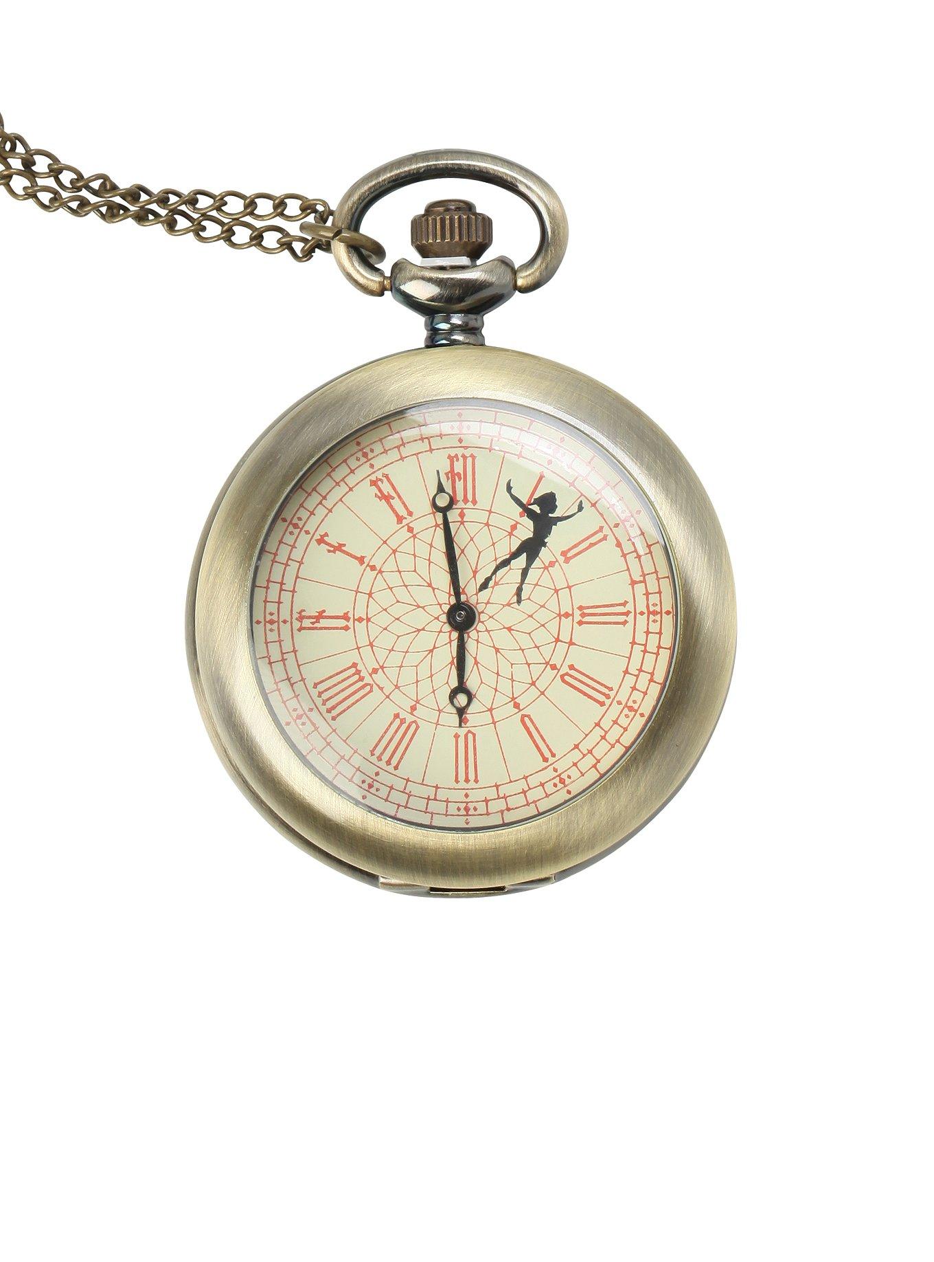 Disney Peter Pan Pocket Watch Necklace | Hot Topic