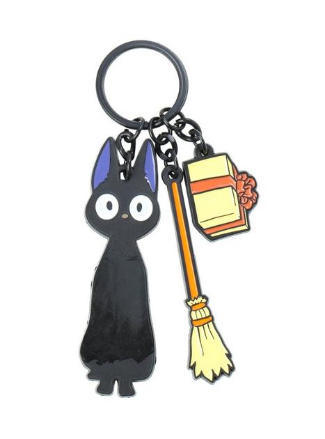 Kiki's Delivery Service Jiji Three Charm Key Chain | Hot Topic