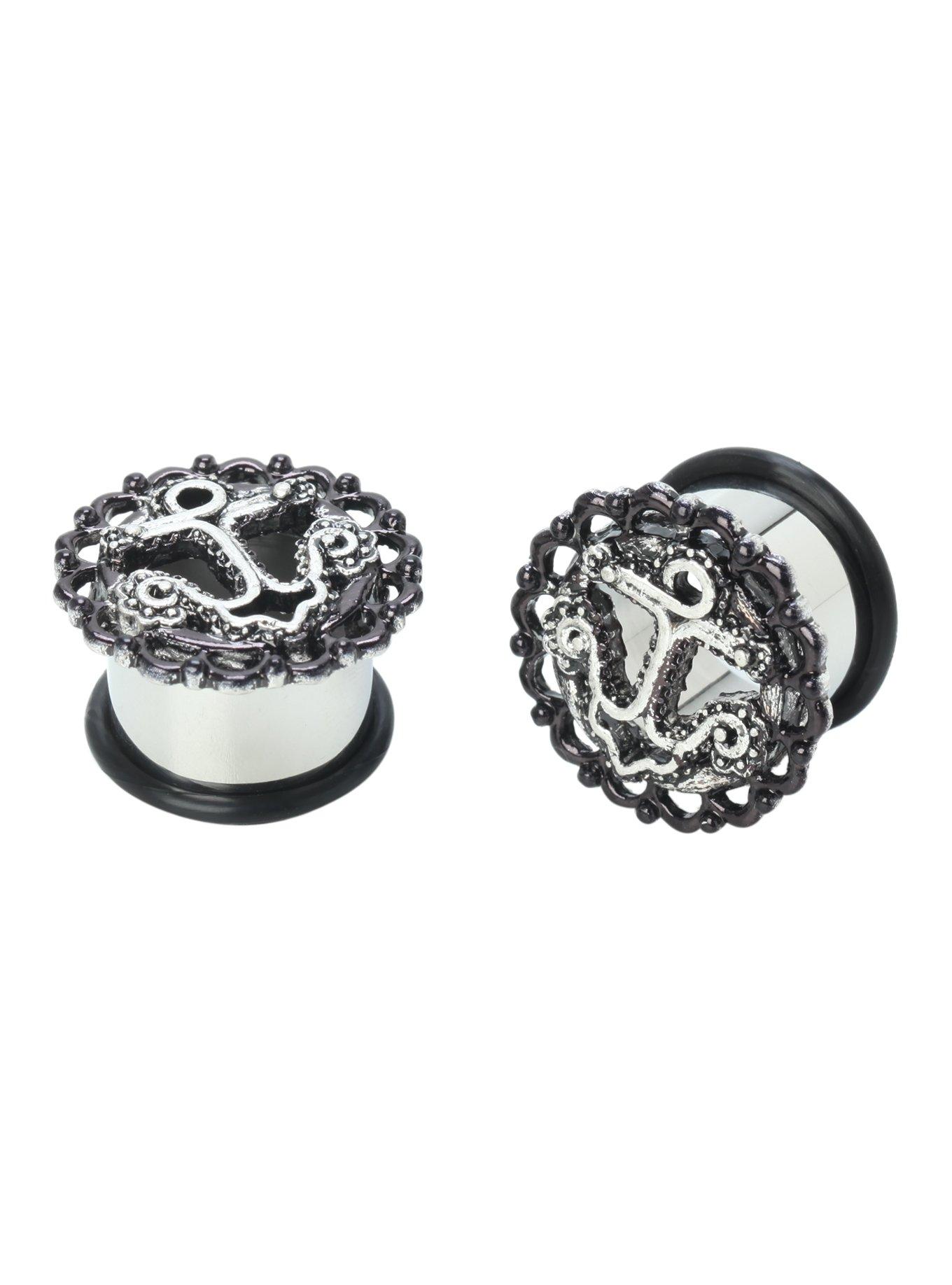 Steel Anchor Filigree Eyelet Plug 2 Pack | Hot Topic