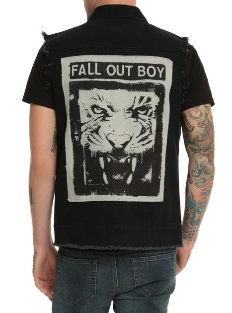 Fall Out Boy Denim Vest | Hot Topic