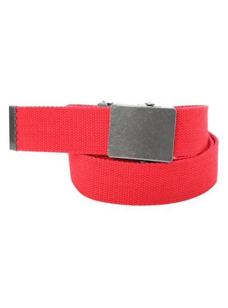 Red Web Belt | Hot Topic