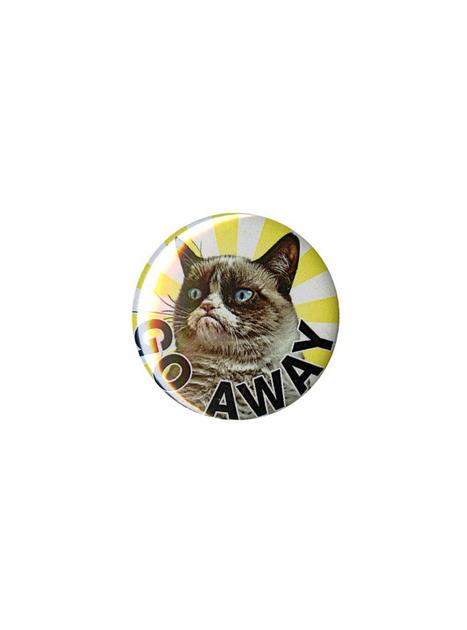 Grumpy Cat Go Away Pin | Hot Topic
