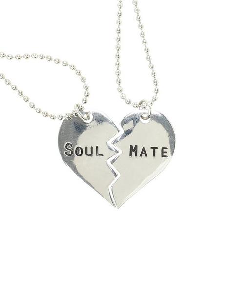 LOVEsick Soul Mate Heart Necklace Set | Hot Topic