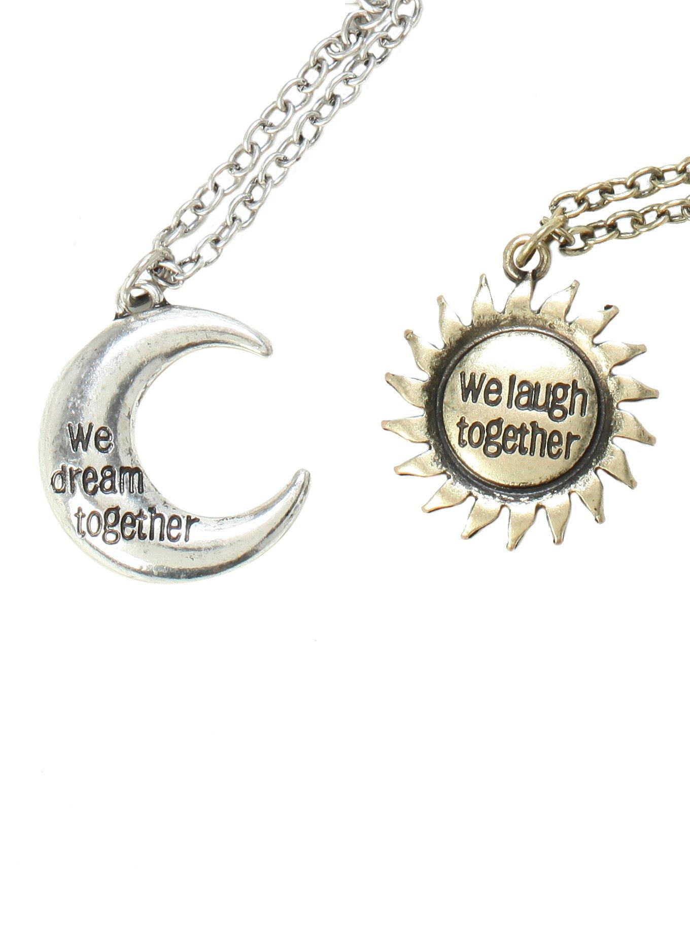 LOVEsick We Dream We Laugh Best Friend Necklace Set | Hot Topic